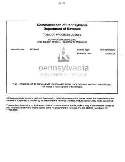 Tobacco Licenses & Legal Compliance | Tobaccon.com