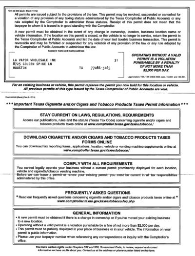 Tobacco Licenses & Legal Compliance | Tobaccon.com